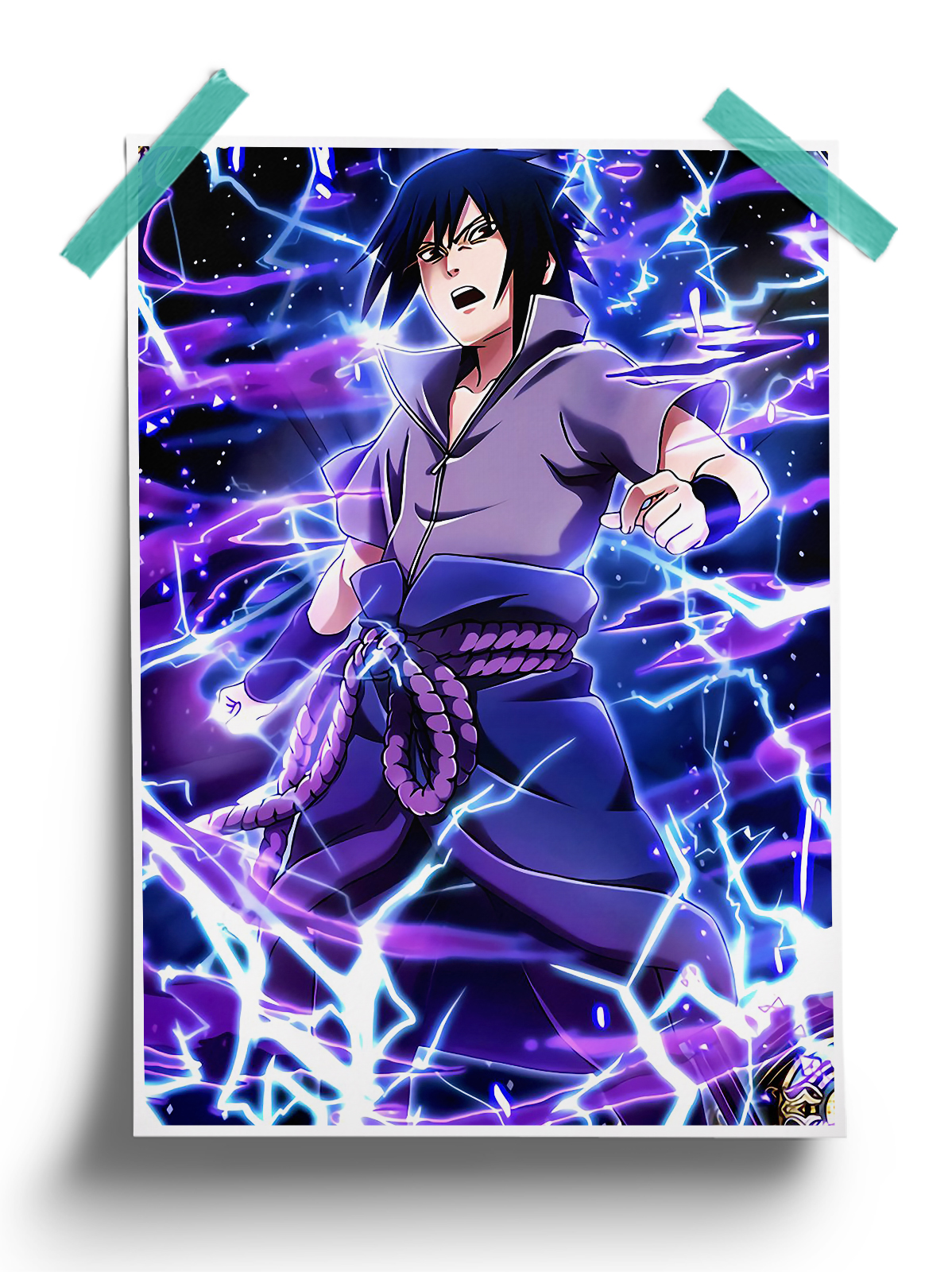 Naruto Shippuden | Angry Sasuke Uchiha anime Poster