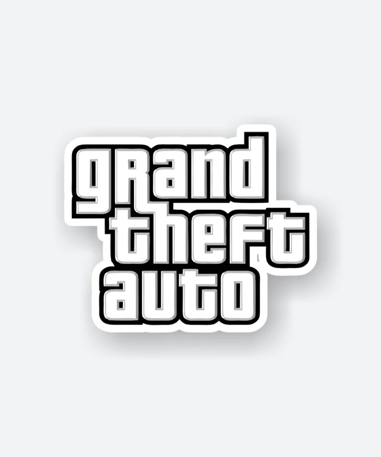 Grand Theft Auto Logo Sticker