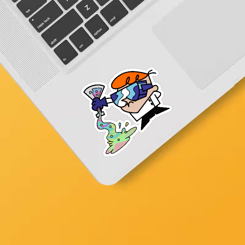 Dexter’s Laboratory Mad Genius Experiment Sticker