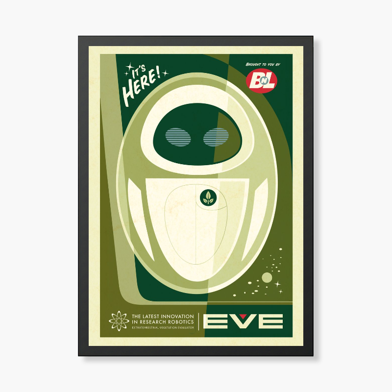 Eve Is Here – Disney’s Retro Robot Reboot Poster