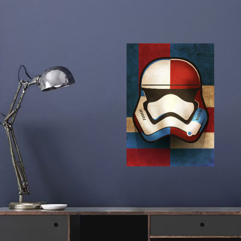 Star Wars Stormtrooper First Order Shapes poster Poster